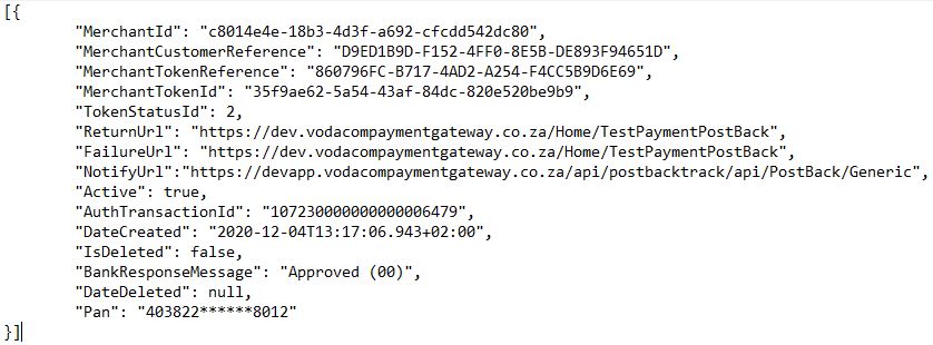 Merchant Integration - Card Tokenisation and Tokenised Payments
